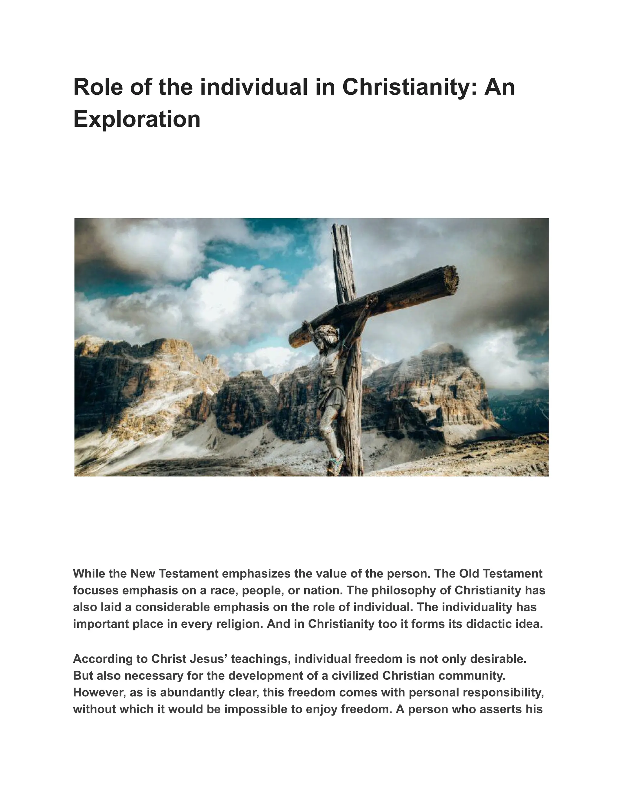 Role of the individual in Christianity_ An Exploration.pdf