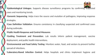 Role of the laboratory in public health emergencies and outbreak ...