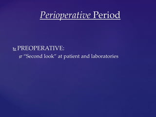 Role of the medical oncologist in a peritoneal surface malignancy program | PPTX