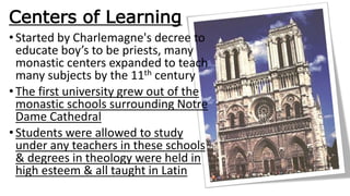 Role of the Medieval Roman Catholic Church | PPTX