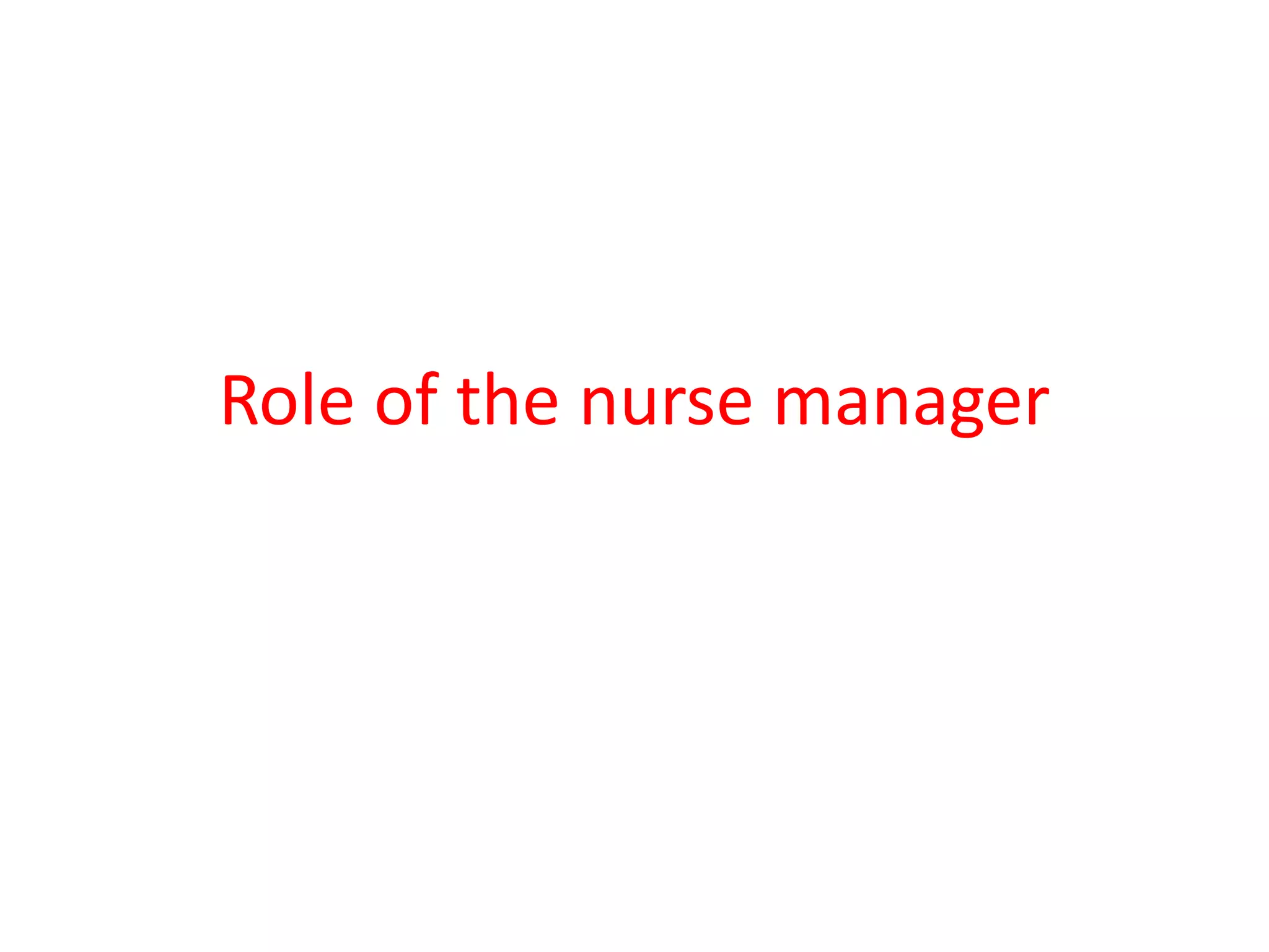 Role of the nurse manager.pdf