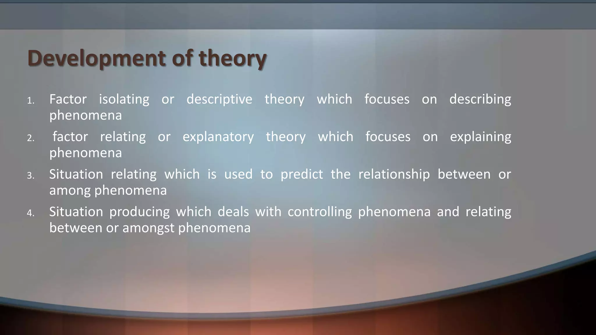 Role of theory in research | PPTX