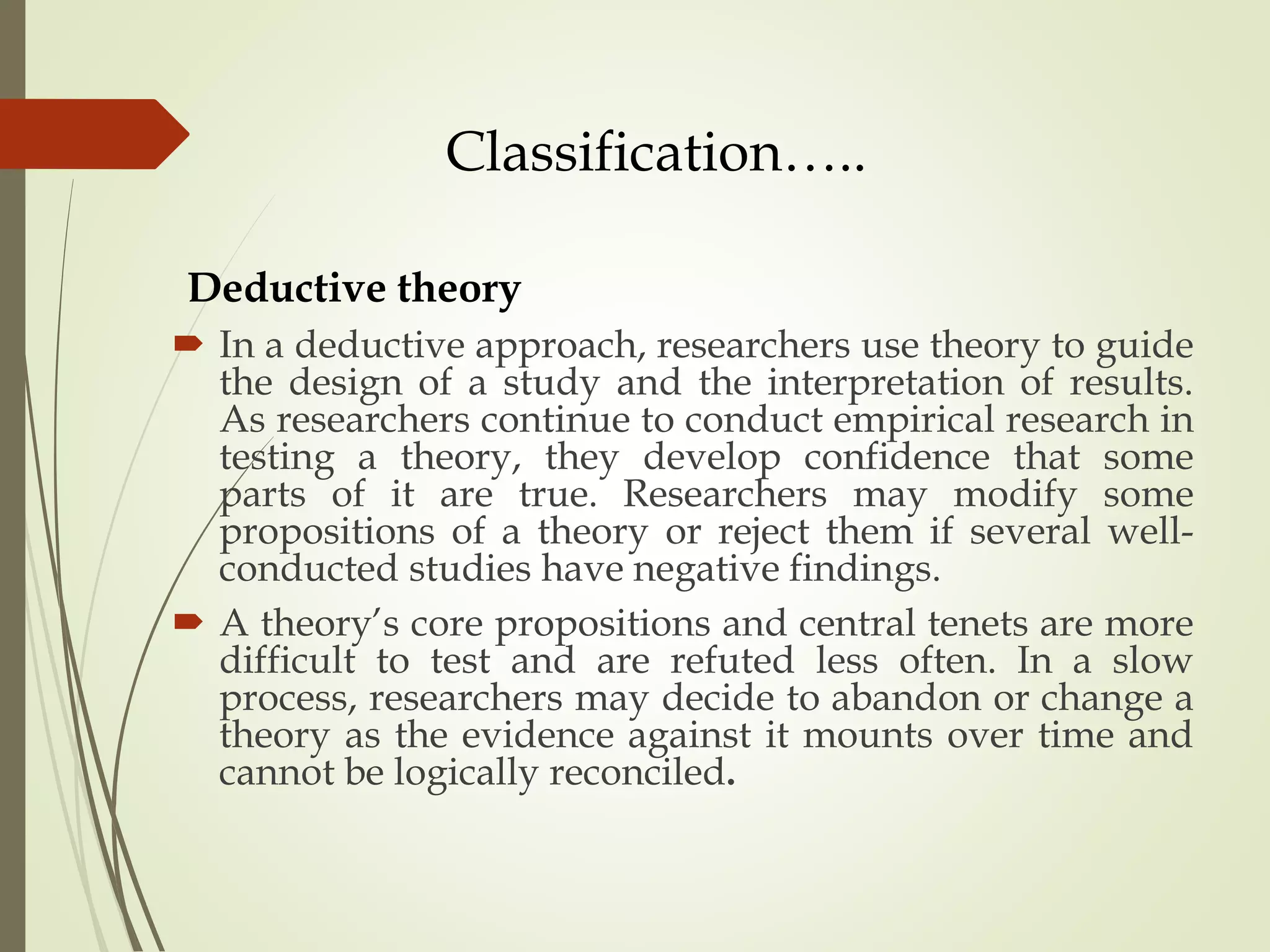 Role of theory in research | PPTX