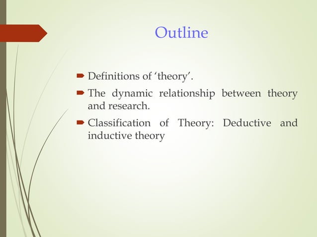 Role of theory in research | PPTX