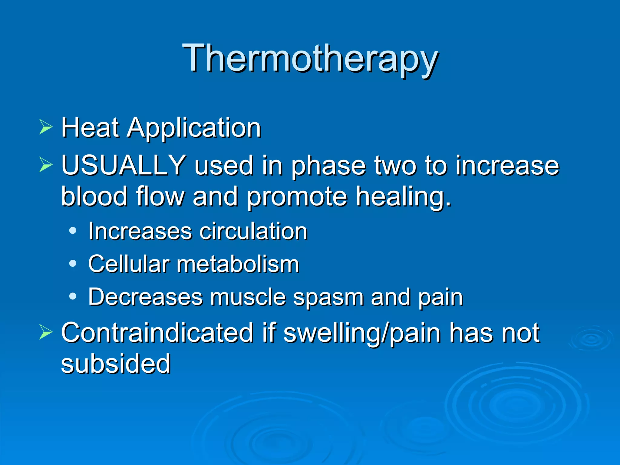 Role Of Therapeutic Modalities | PPT