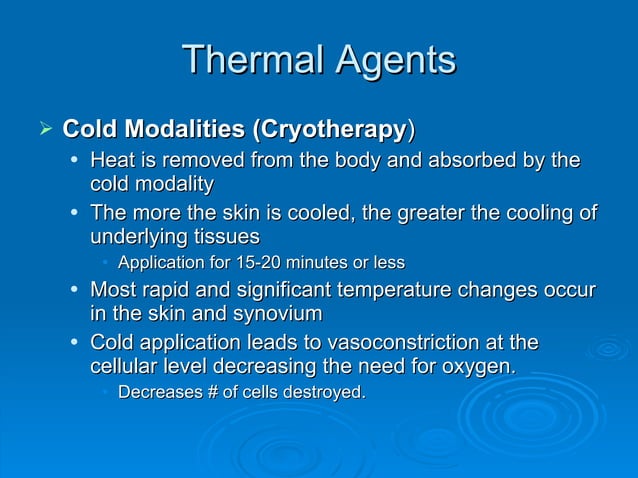 Role Of Therapeutic Modalities | PPT