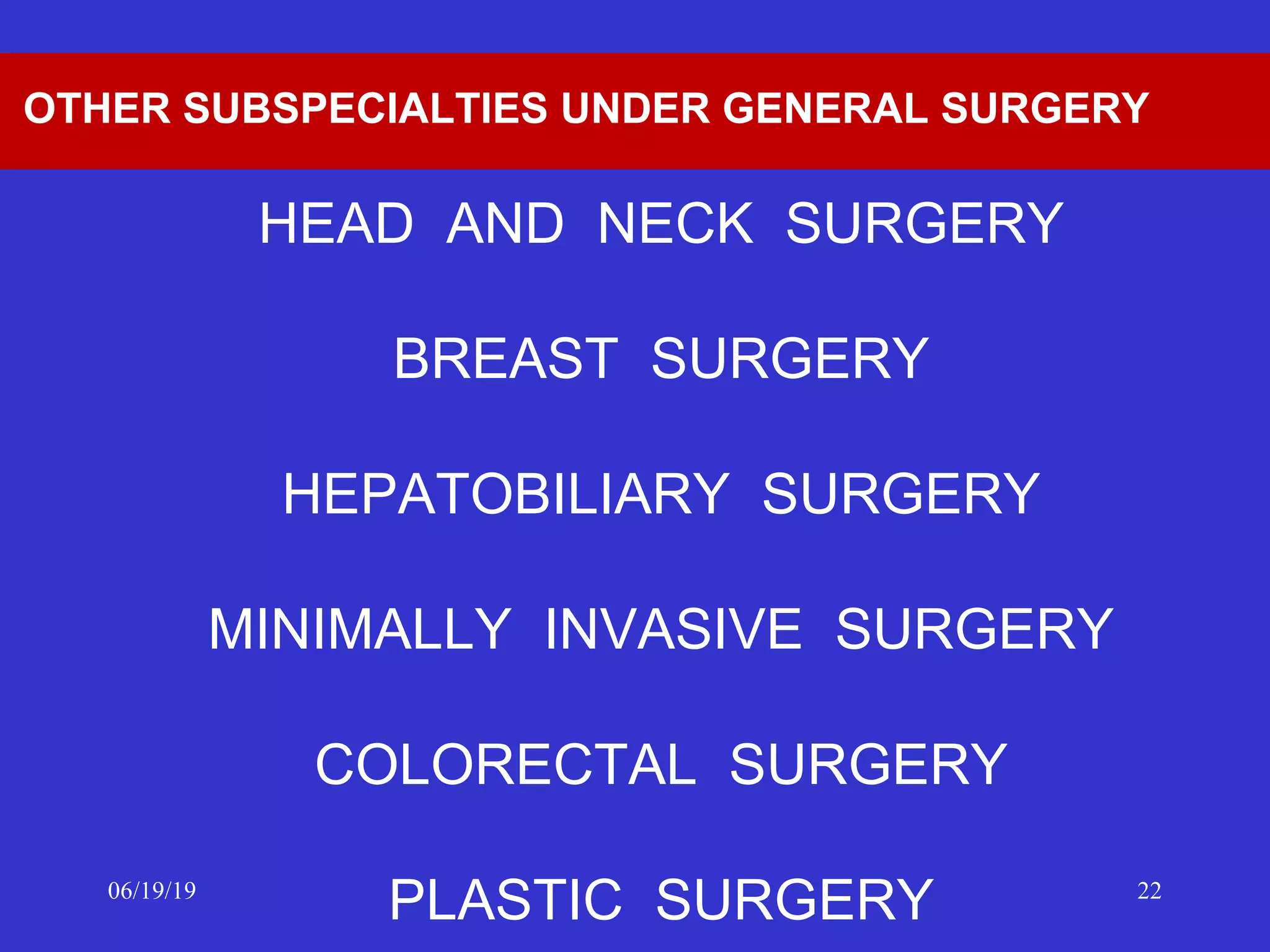 Role of the surgical oncologist in cancer management lecture | PPT