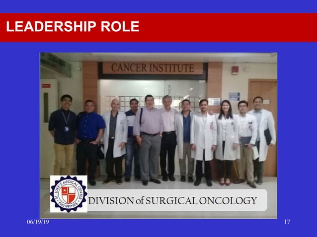 Role of the surgical oncologist in cancer management lecture | PPT