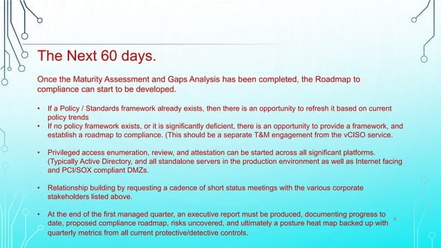 Role of the virtual ciso | PPTX | IT and Internet Support | Internet