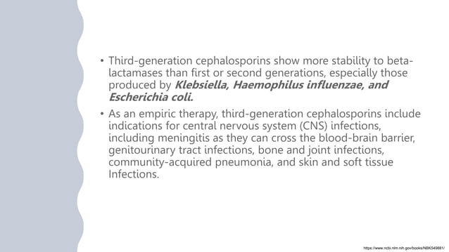 Role Of Third And Fourth Generation Cephalosporin in ICU.pptx
