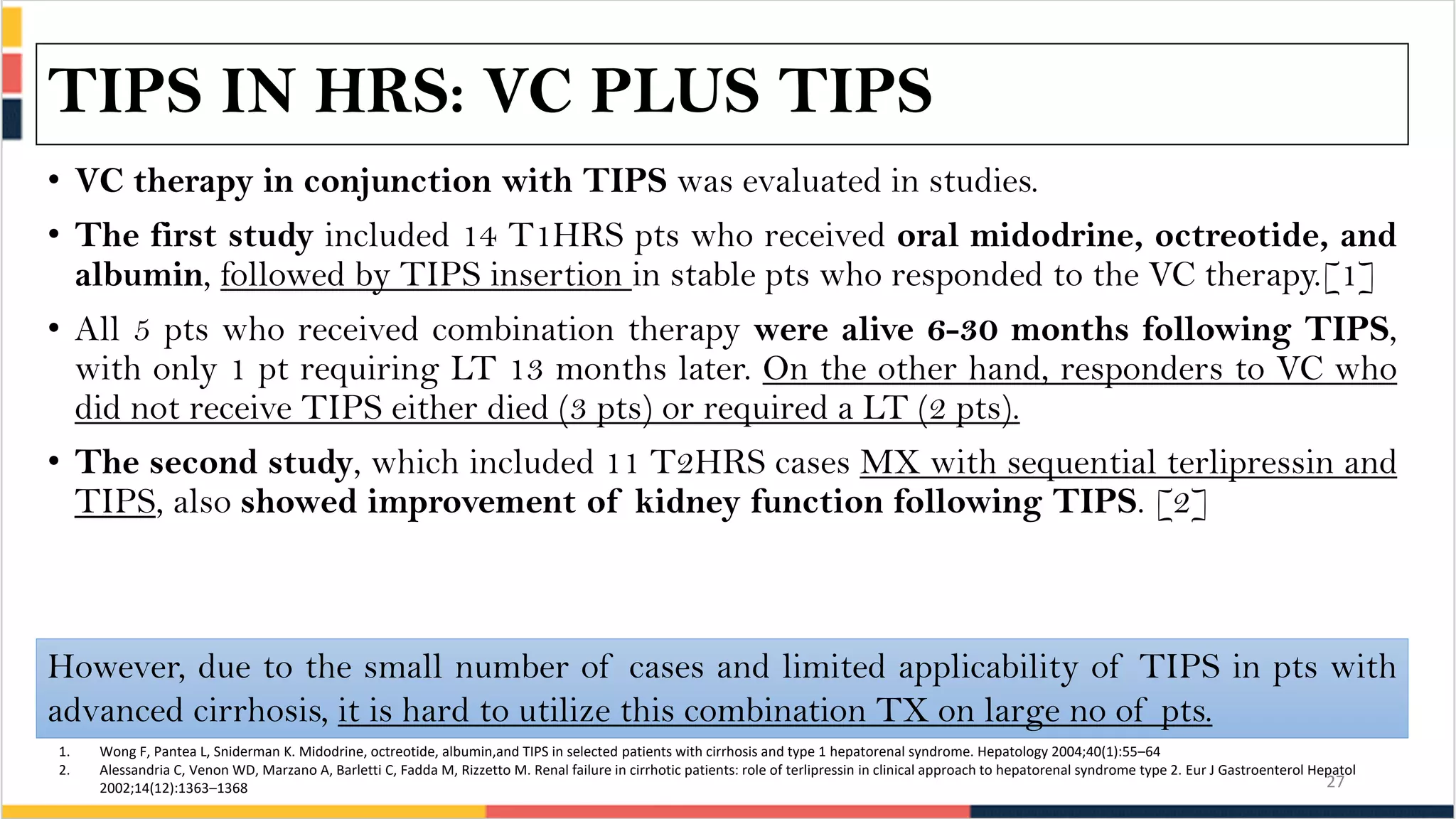 Role of tips in liver disease | PDF