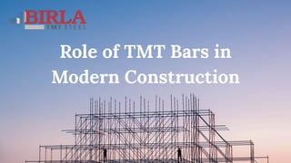 Role of TMT Bars in Modern Construction. | PDF