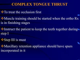 Role of tongue in maintaining occlision.ppt