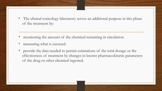 Role of toxicological analysis in clinical practical | PPTX