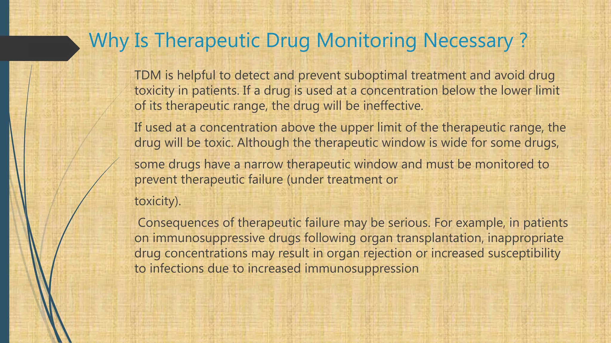 Role of toxicological analysis in therapeutic monitoring | PPT
