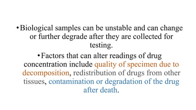 Role of toxicology findings and drug Recognition expert | PPTX ...