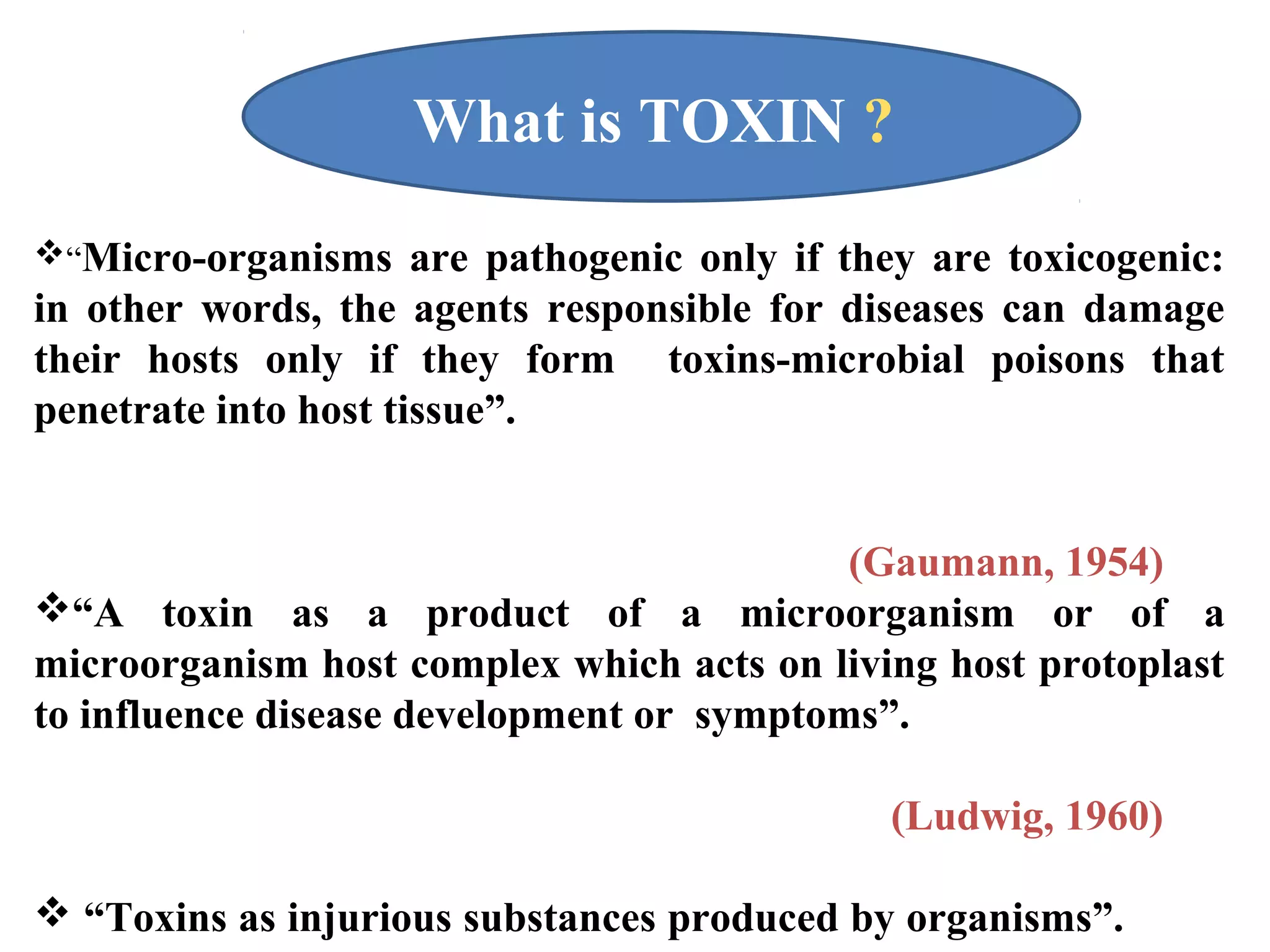 Role of toxins in plant pathogensis | PPT