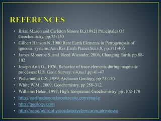 Role of trace elements in rare earth elements | PPTX