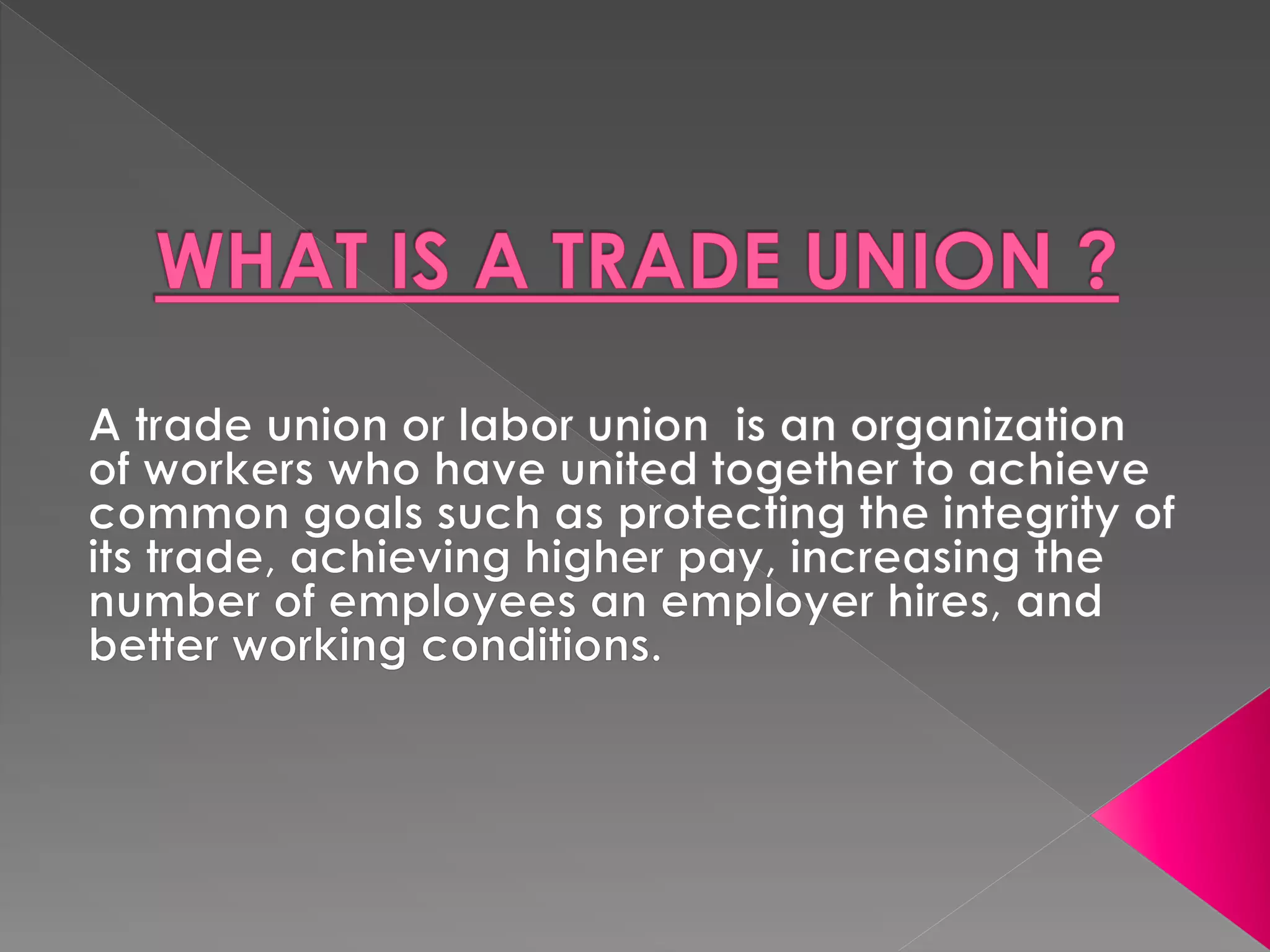 Role of trade unions in wage rate rate determination | PPTX