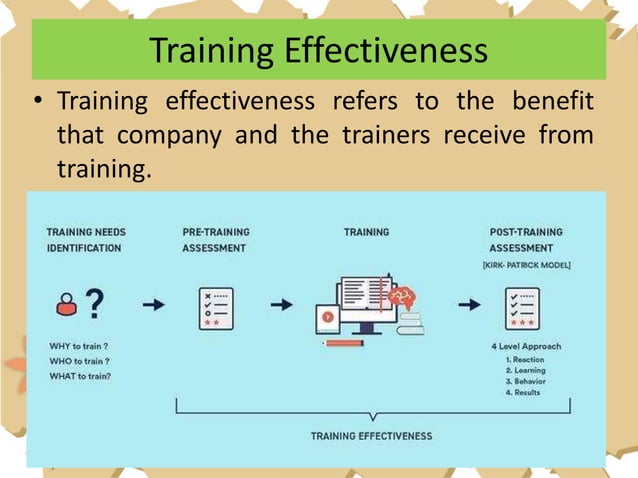 Role of Trainers and Factors affecting Training Effectiveness | PPTX