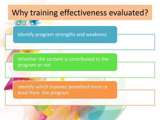 Role of Trainers and Factors affecting Training Effectiveness | PPTX