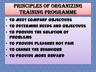 Role of training in hr & organization | PPTX