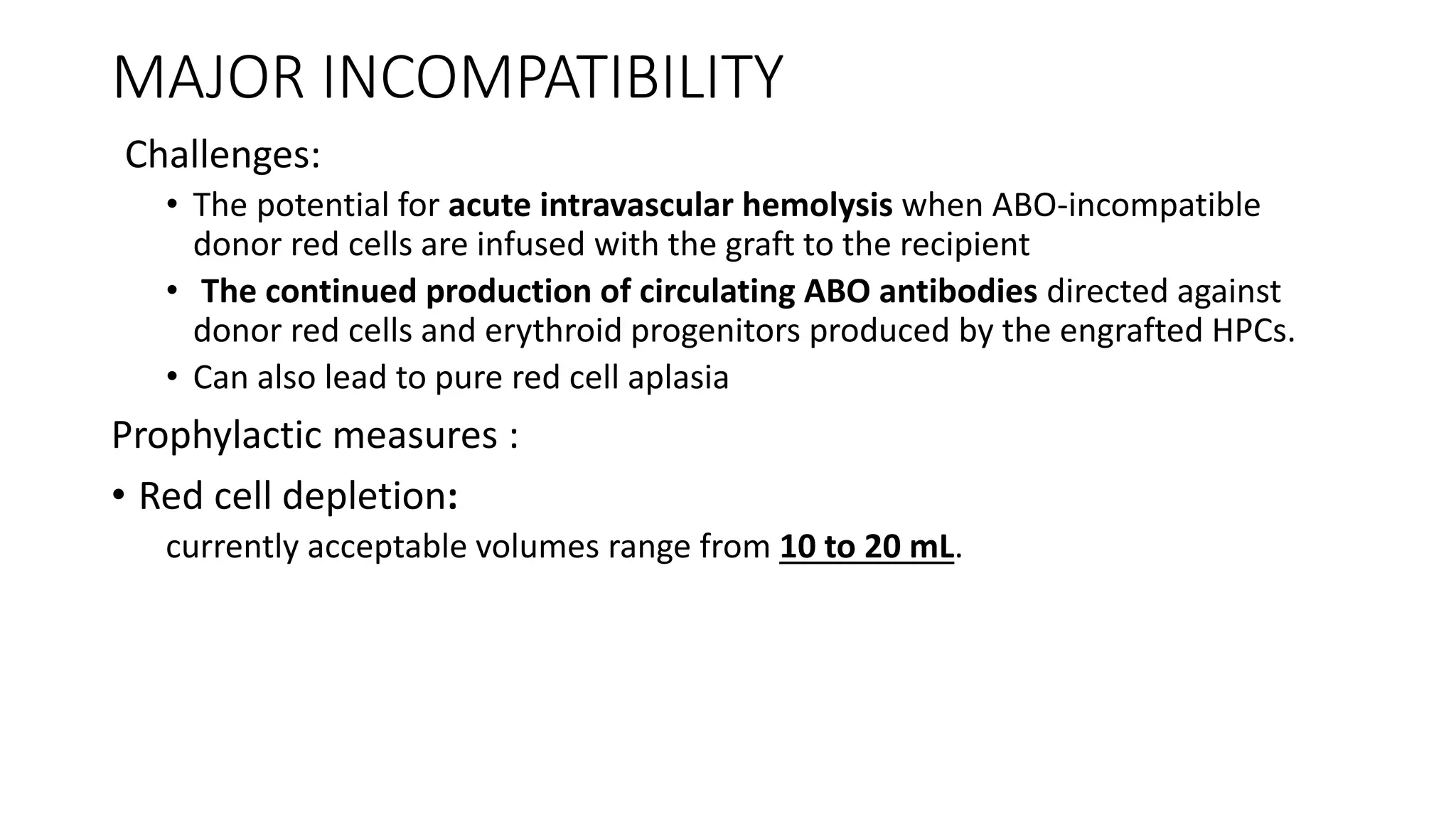 Role of transfusion medicine in hematopoietic stem cell | PPTX