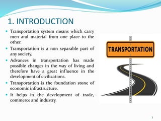 Role of transportation in urban development | PPTX