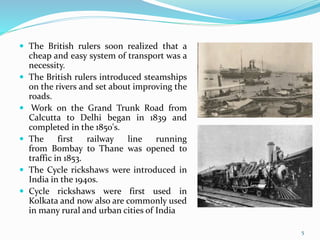 Role of transportation in urban development | PPTX