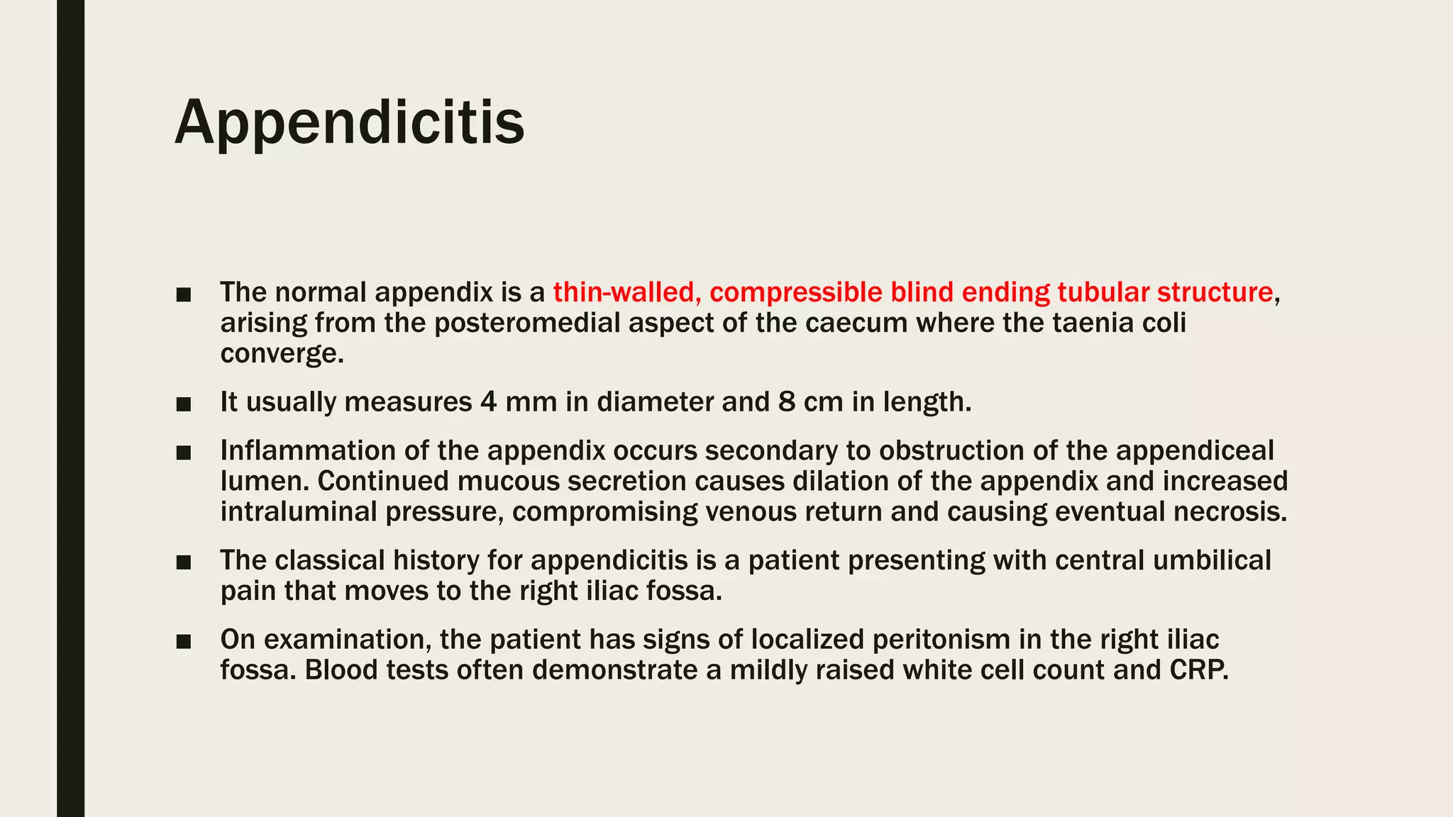 Role of ultrasound in right iliac fossa pain | PPTX
