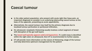 Role of ultrasound in right iliac fossa pain | PPTX