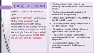 Role of ultrasound in the Infertility management | PPTX