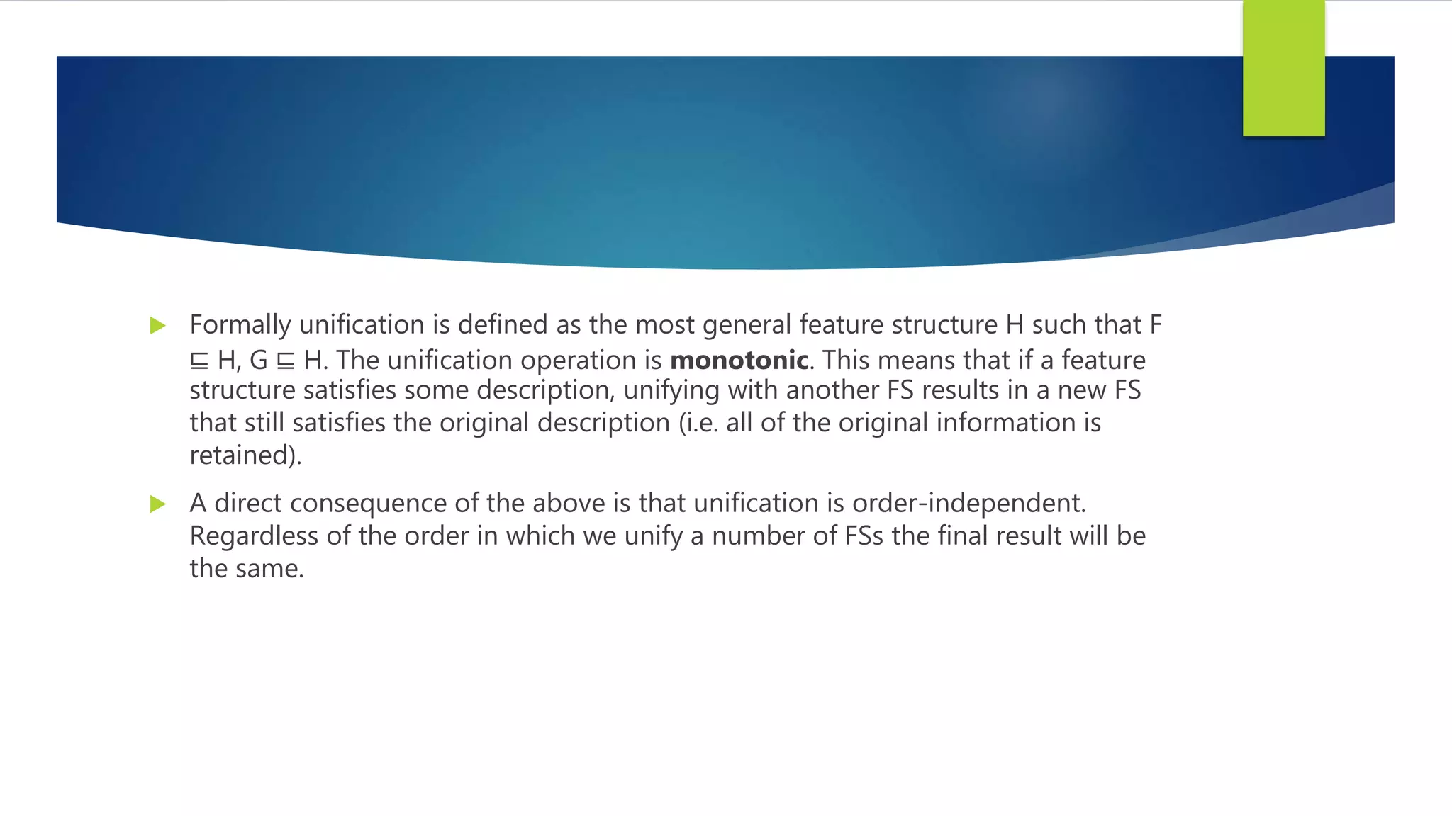 Role Of Unification And Realization In Natural Language Generation Ppt