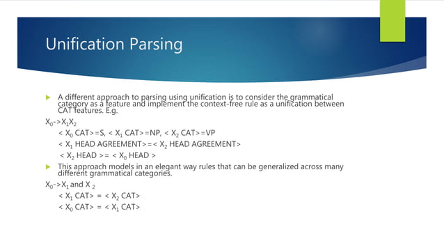 Role Of Unification And Realization In Natural Language Generation Ppt