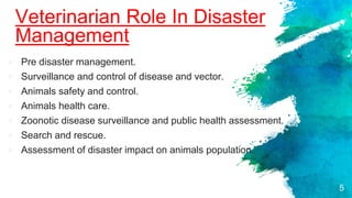 Role Of Vet in Natural Diastar And Climates Changes.pptx