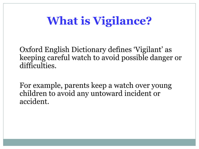 Role of Vigilance.pptx | Career Advice | Careers