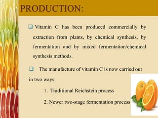 Role of vitamin c in immunity | PPTX