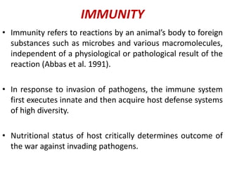 Role of vitamin in immunomodulators | PPTX