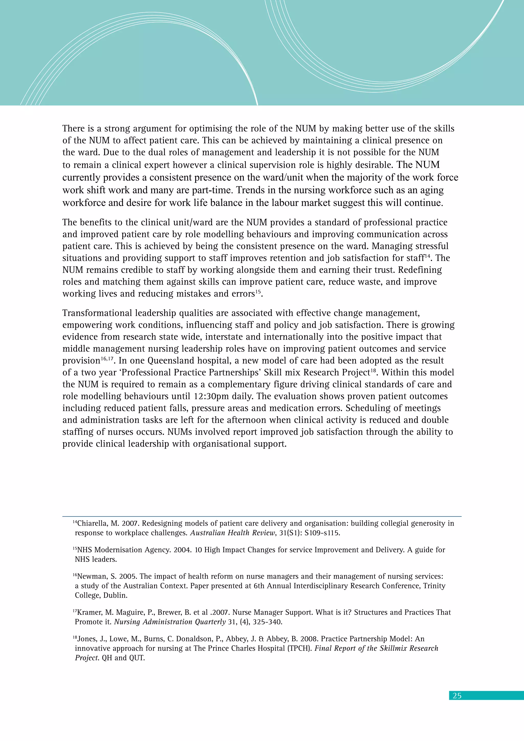 Role of ward manager | PDF