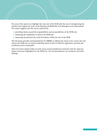 Role of ward manager | PDF