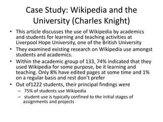 Role of wiki in prof dev of teachers | PPTX