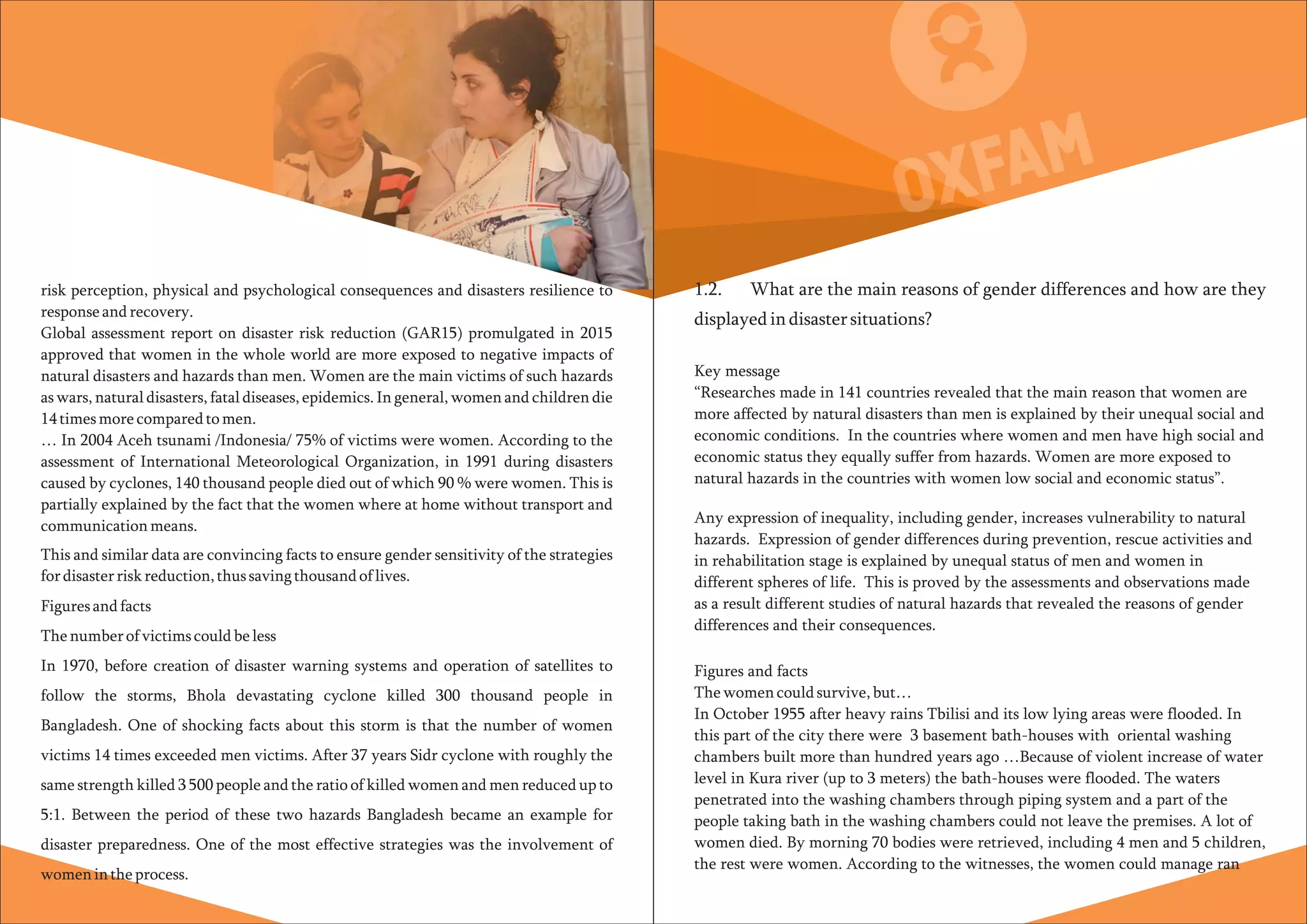 Role of Women and Gender Approaches in DRR | PDF
