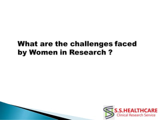 Role of women in research | PDF