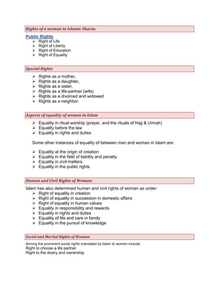 Role of women in the development of islamic civilization | PDF