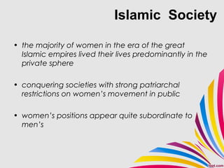 Roles of Women in Western Asia | PPT