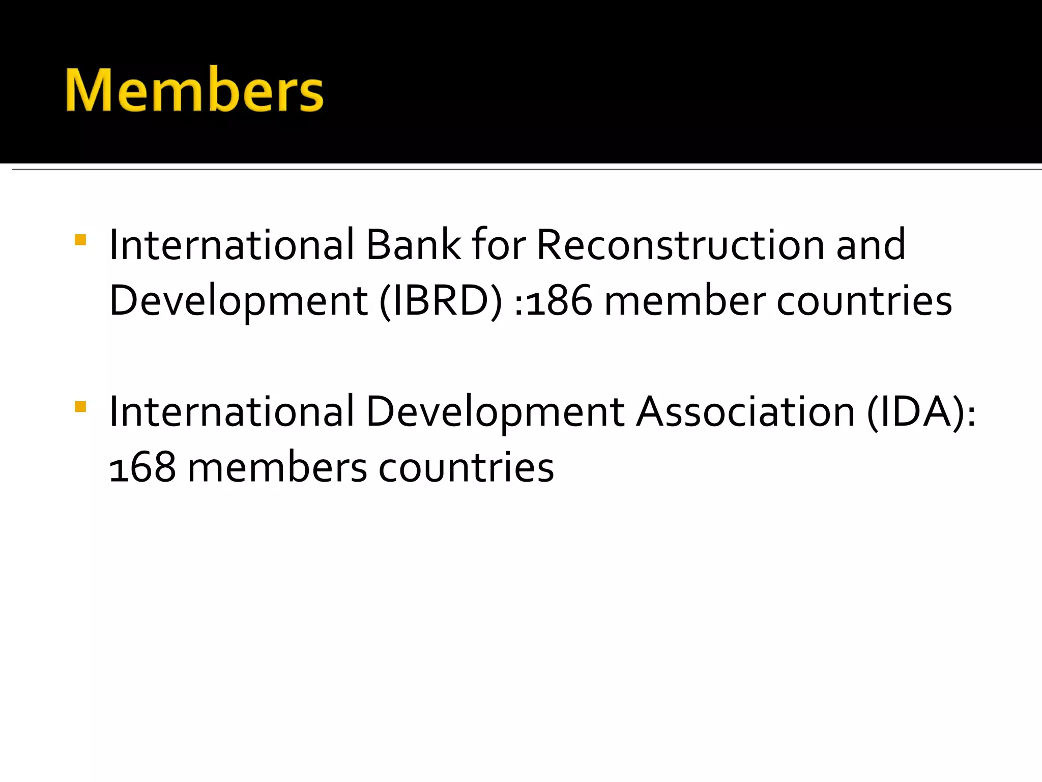 Role of world bank in developing countries--By Akshay Samant | PPT