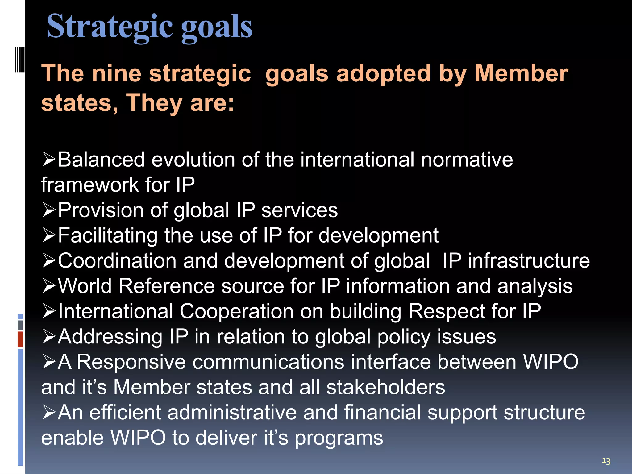 Role of wto wipo & epo in patent pre simple | PPT