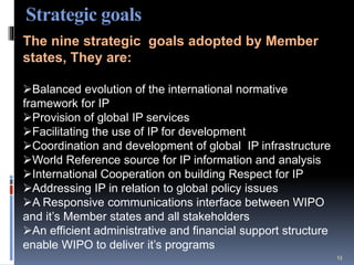Role of wto wipo & epo in patent pre simple | PPT