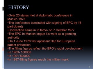 Role of wto wipo & epo in patent pre simple | PPT