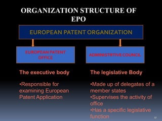 Role of wto wipo & epo in patent pre simple | PPT